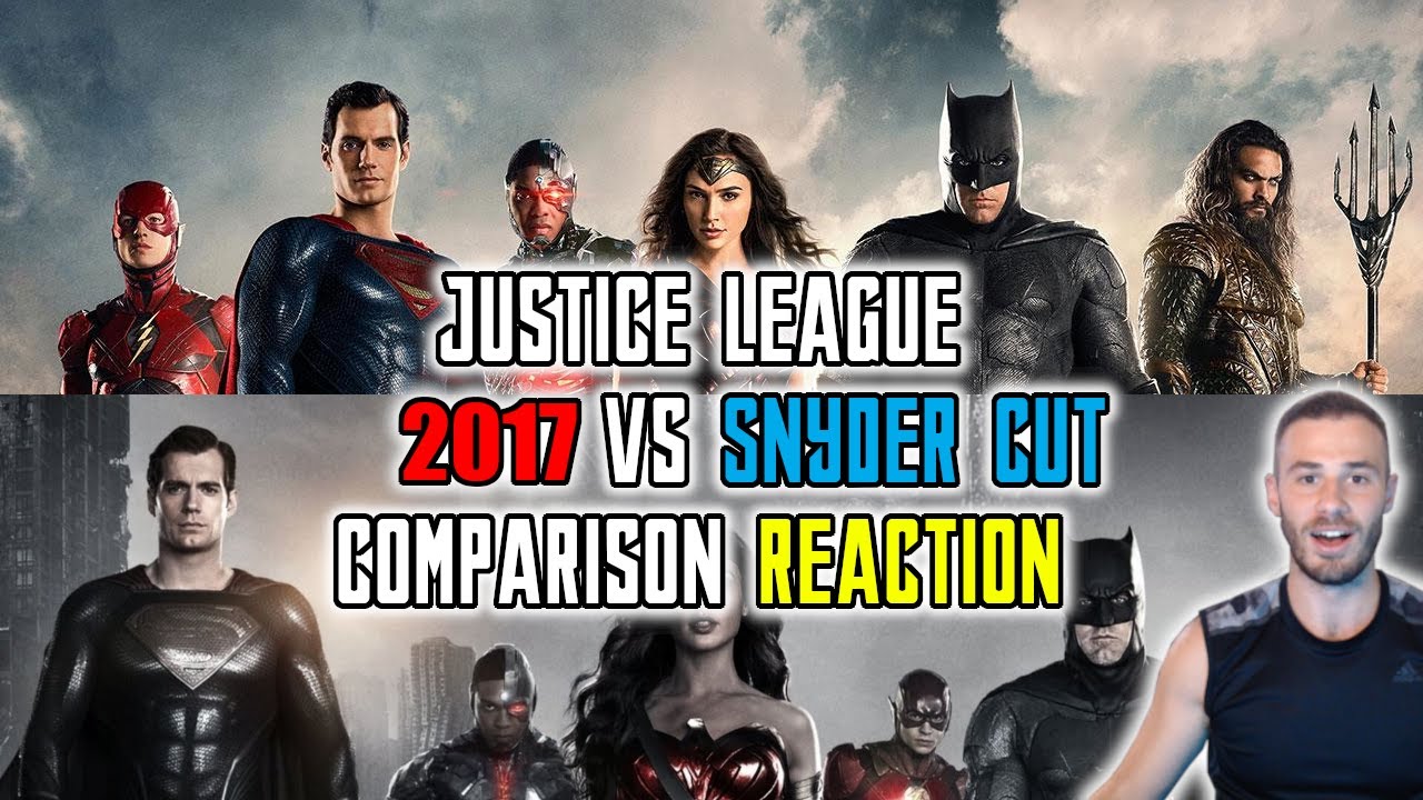 Justice League 2017 vs Snyder Cut trailer COMPARISON REACTION - YouTube