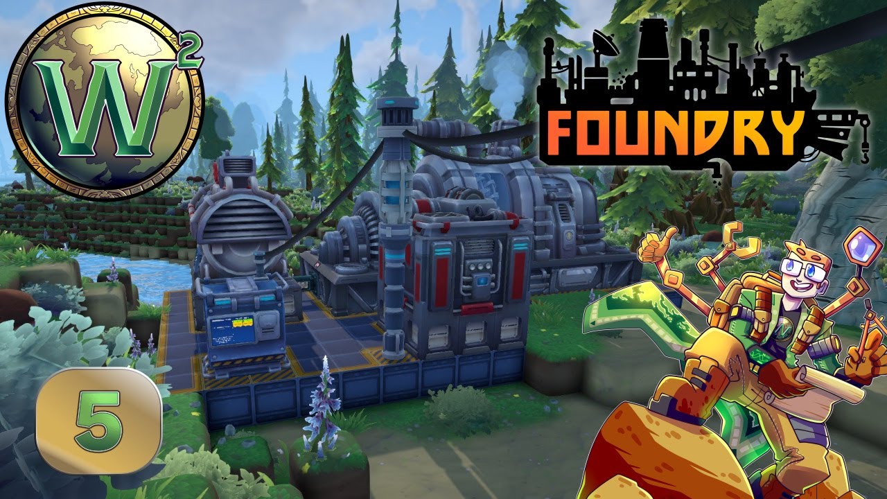 Foundry - 0.5 Demo - Pipes & Boilers & Steam Turbines - Let's Play - Episode 5 - YouTube
