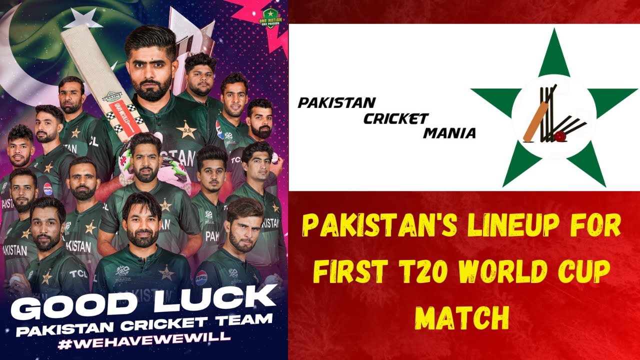 Pakistan’s lineup for first T20 World Cup match - YouTube