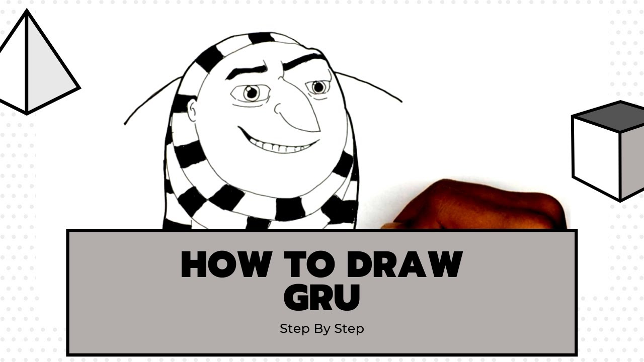 How to Draw Gru Easy Step BY Step - YouTube