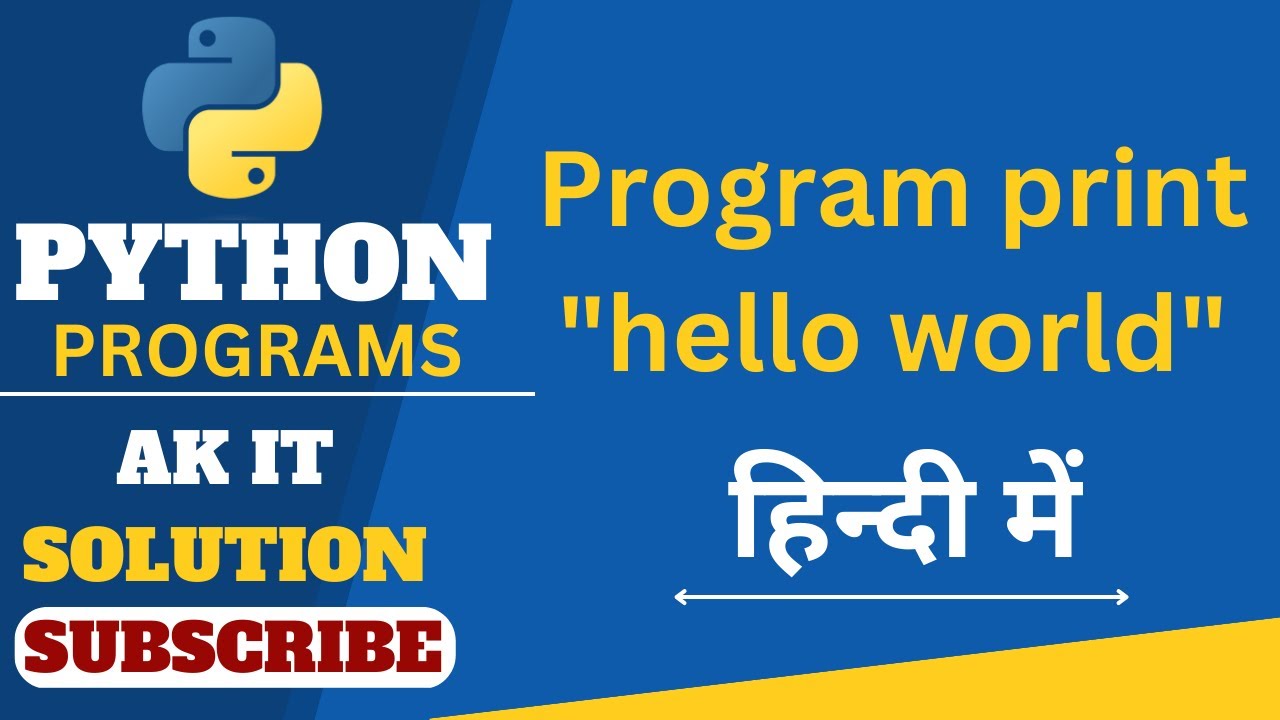 Print Hello World In Python Hello World In Python Python First 1160