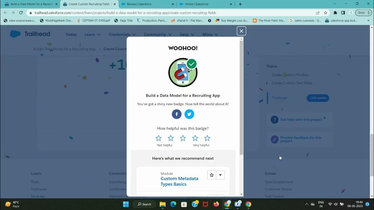Create Custom Recruiting Fields | Build a Data Model for a Recruiting App - YouTube