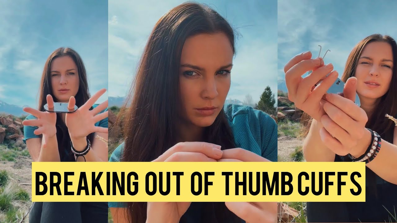 Breaking out of thumb cuffs!! First attempt breaking out of thumb cuffs ...