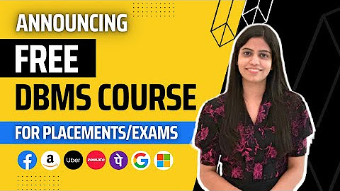 Complete DBMS Course | Placements | Semester Exams | Jobs - YouTube