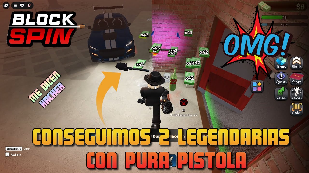 🔺BLOCK SPIN 🔥ASI GANAMOS 2 ARMAS LEGENDARIAS🤯 CON PURA PISTOLA🤯 - YouTube