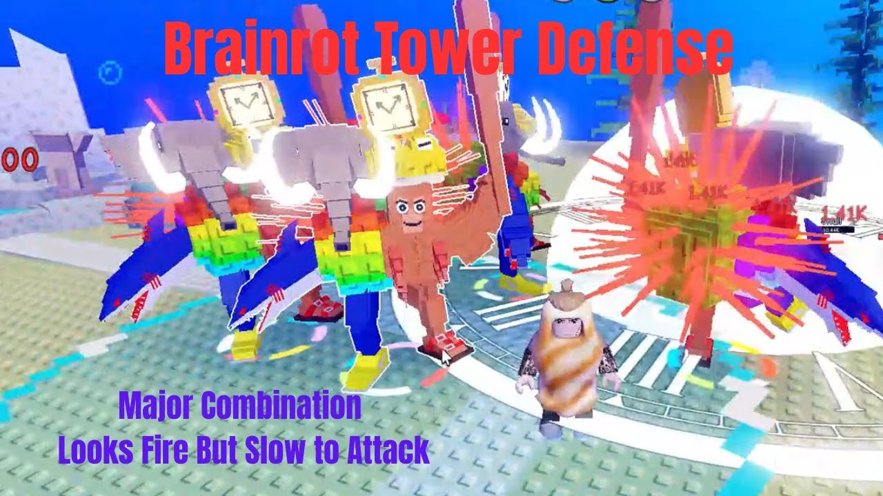 Brainrot Tower Defense Major Combination Looks Fire But Slow To Attack ...