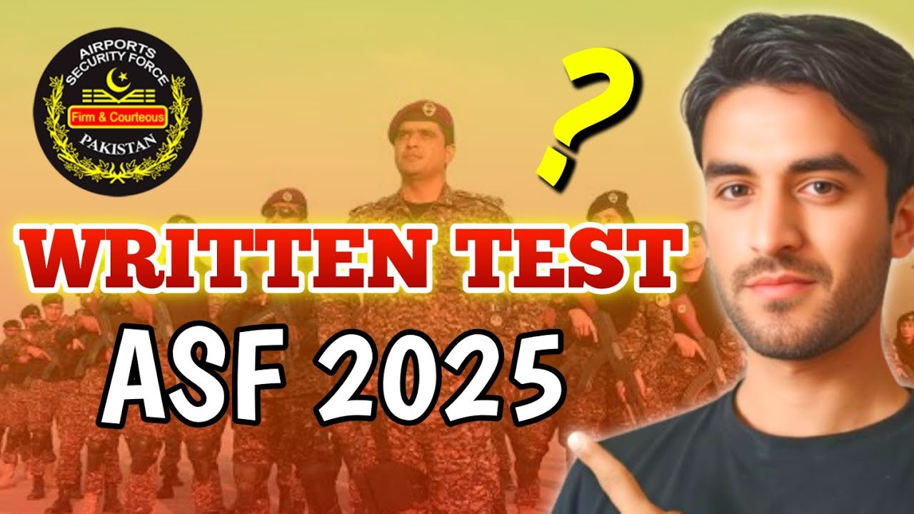 ASF Written Test Roll Number Slips 2025 | ASF Written Test Kab Hoga ...
