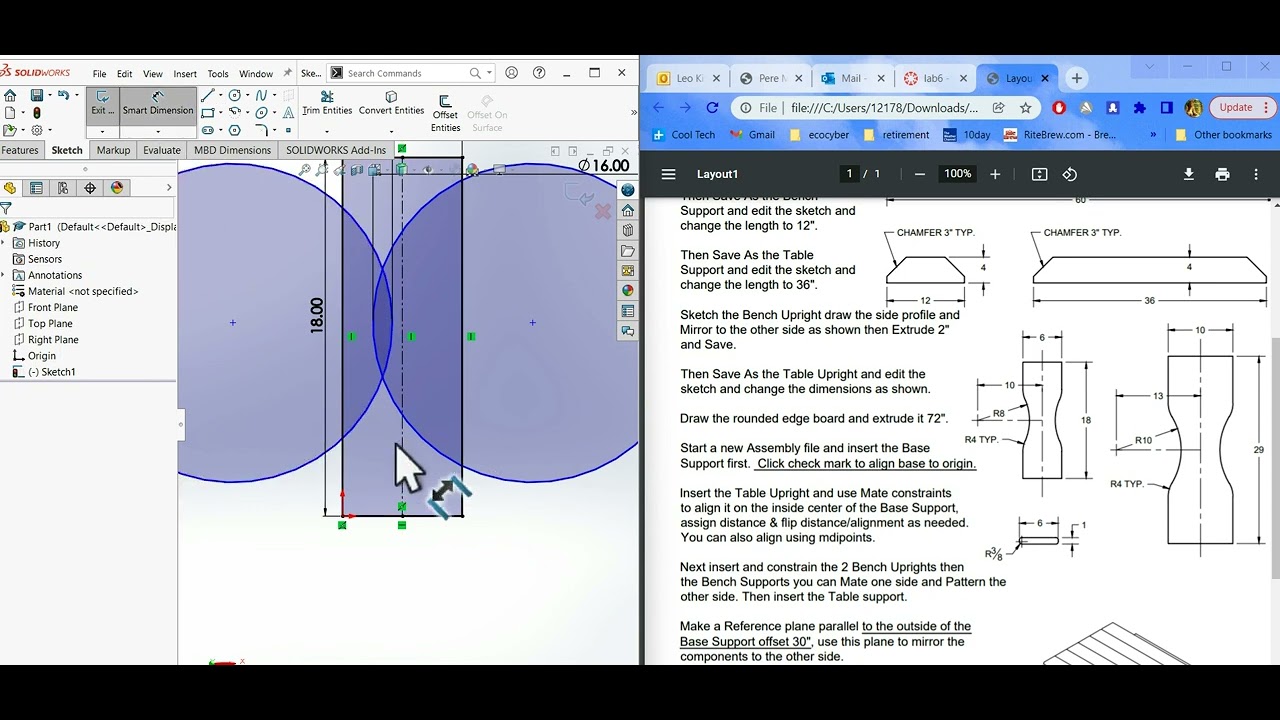 Upright part design - YouTube