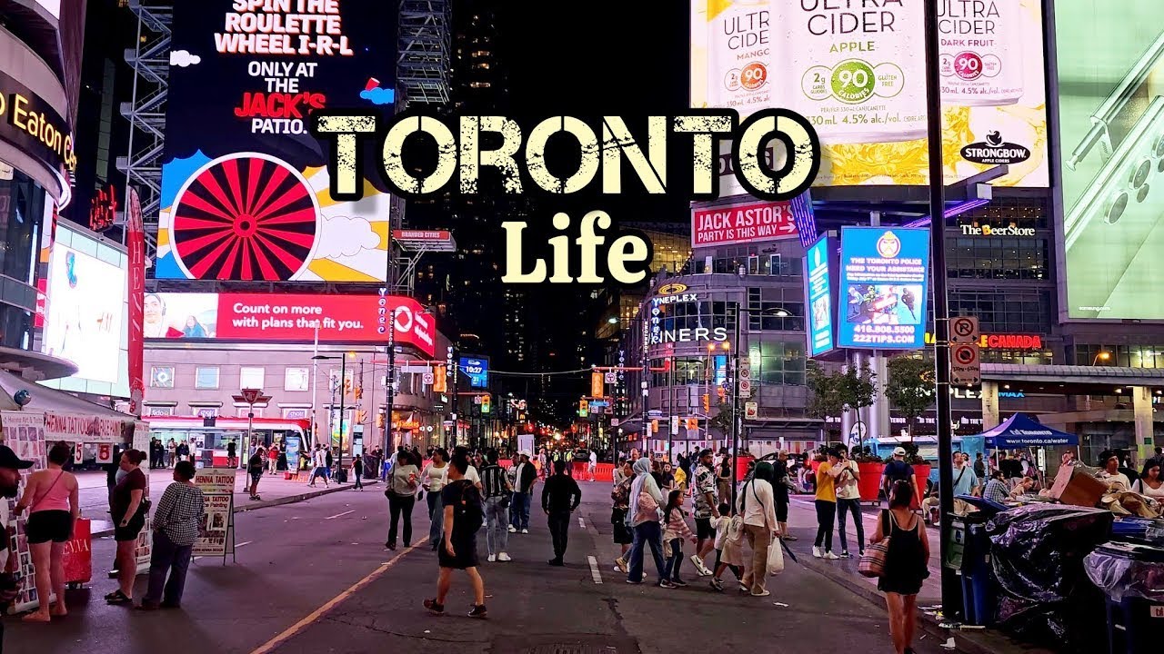The best Toronto life in 2024 Downtown Toronto Ontario Canada 4K - YouTube