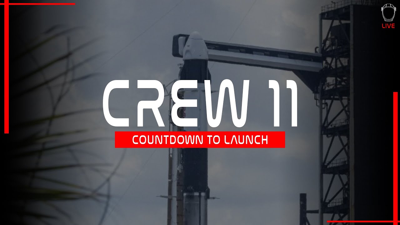 COUNTDOWN! SpaceX NASA Crew 11 Countdown To Launch - YouTube