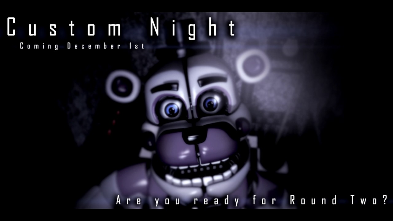 FNAF scott games new Teaser funtime freddy custom night - YouTube