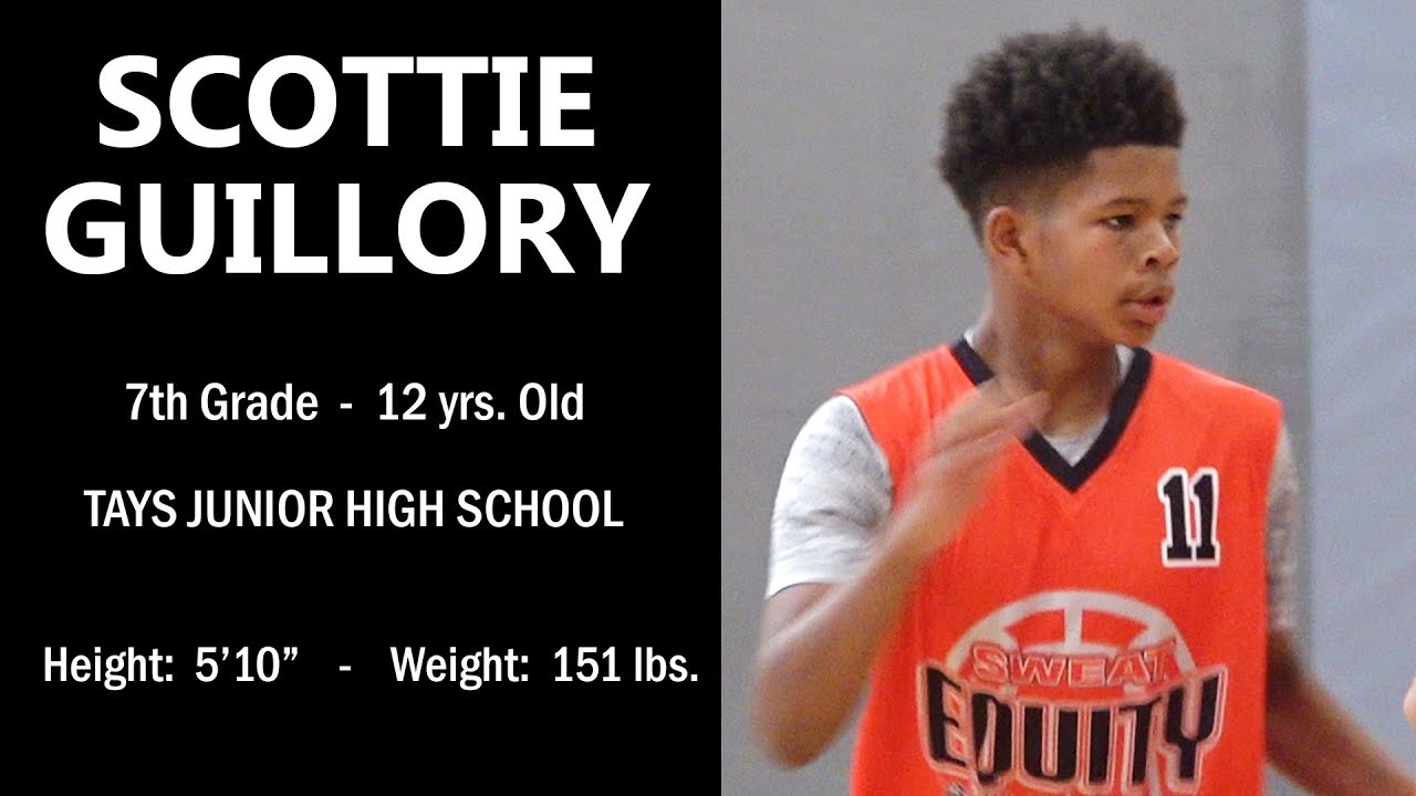 Scottie Guillory: Sweat Equity Middle School Combine Highlights - YouTube