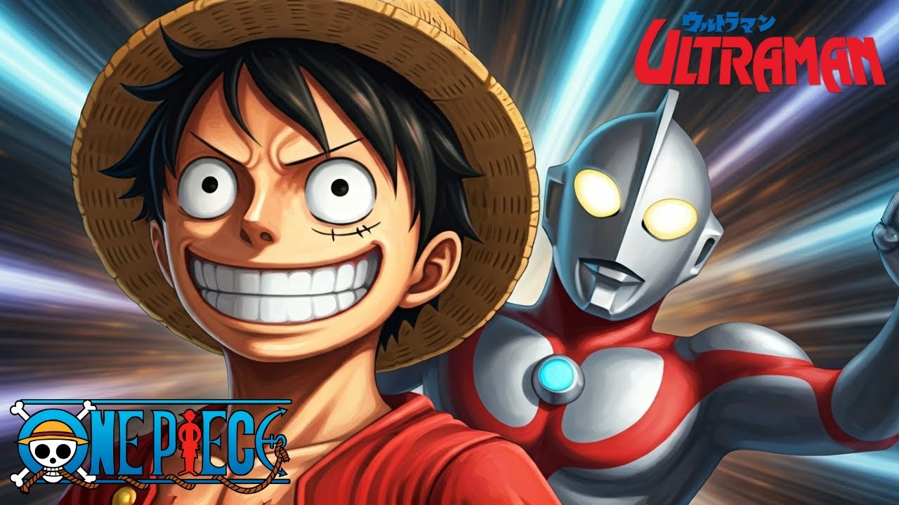 One Piece But Ultraman 🔥 Strawhat Pirates & Other Characters (Anime One ...