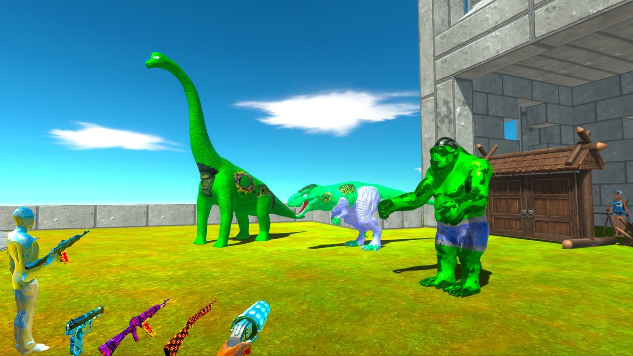 FPS PERSPECTIVE vs HULK DINOSAURS TEAM RESCUE MISSION ARBS - YouTube