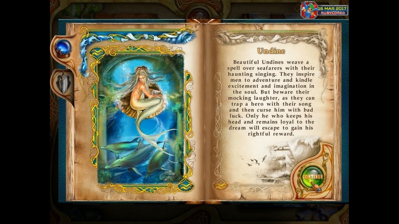 4 Elements (2008 Playrix, PC) - 13 of 16: Water - Undine (Level 49~52 ...
