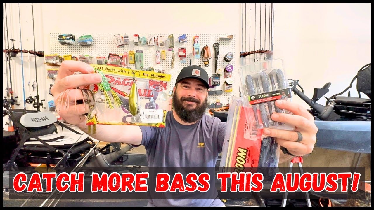 🎣 Top Bass Fishing Techniques for August - Catch More Bass! 🎣 - YouTube