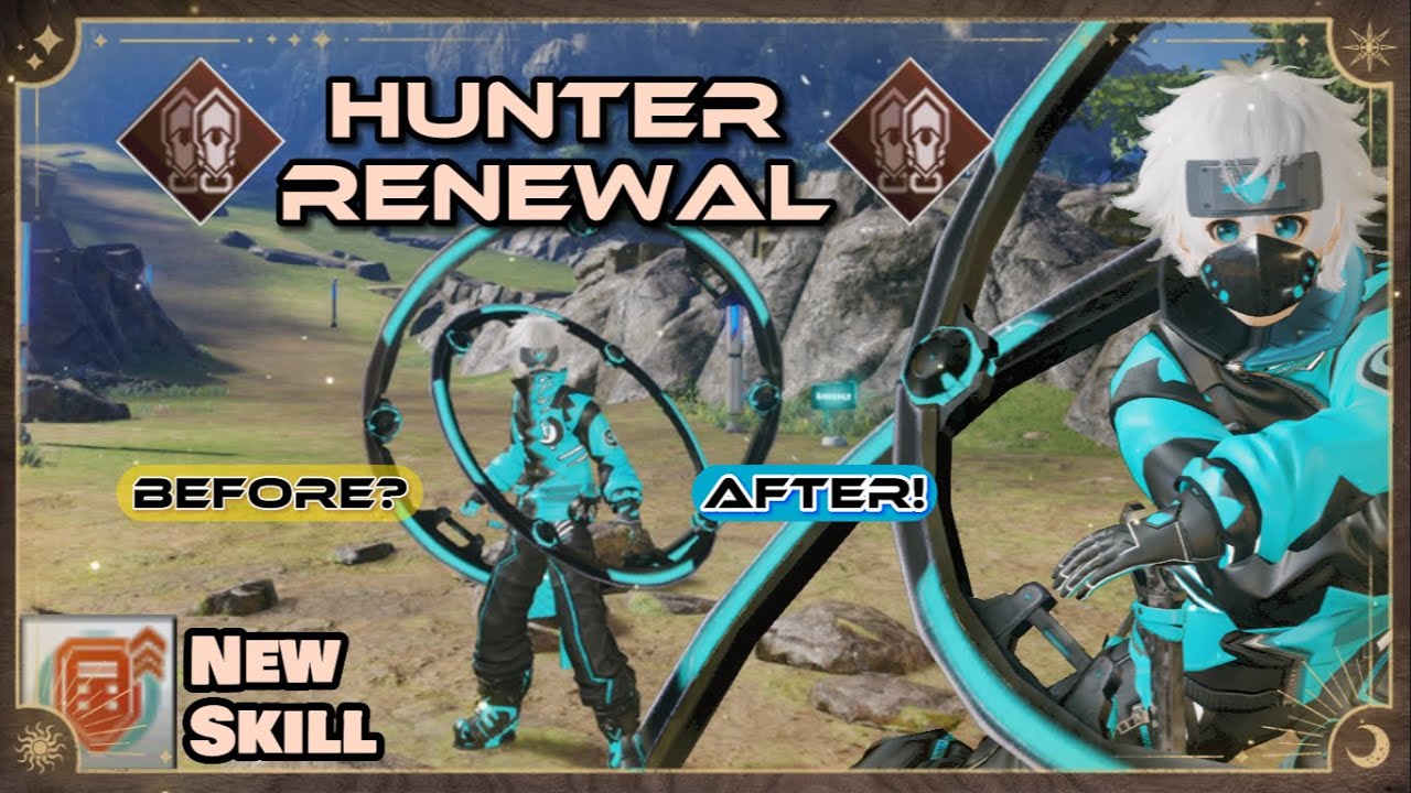 [PSO2NGS]: WIRED LANCE / HUNTER RENEWAL (COMPARISON) - YouTube