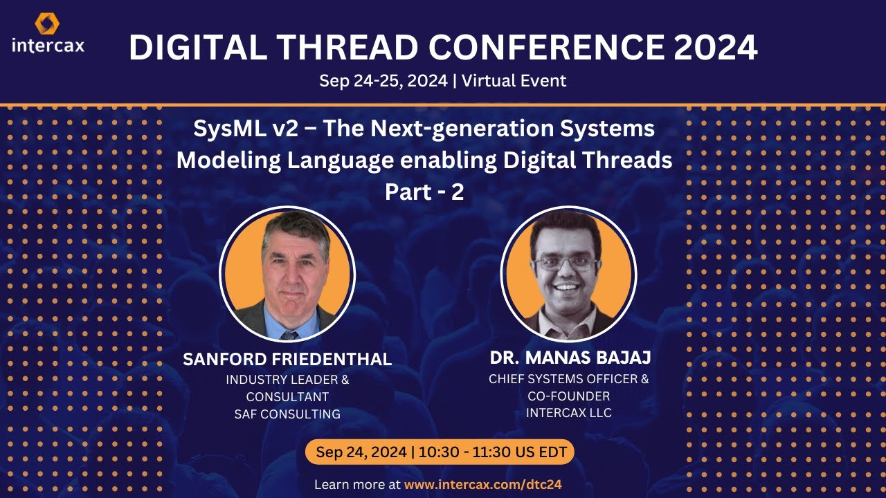 SysML v2 and Digital Threads with Syndeia - Part 2 (Syndeia demo with ...