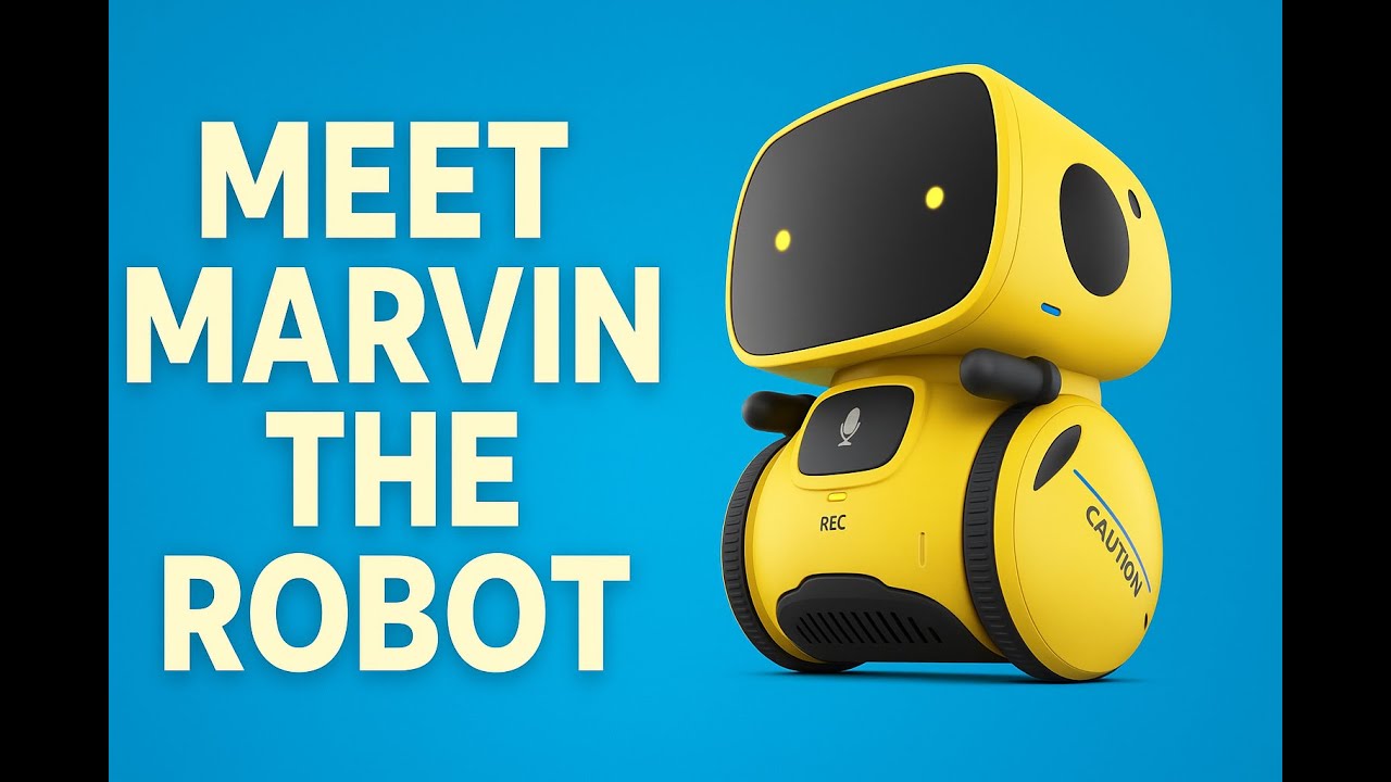 Marvin the Robot Interactive Toy - YouTube