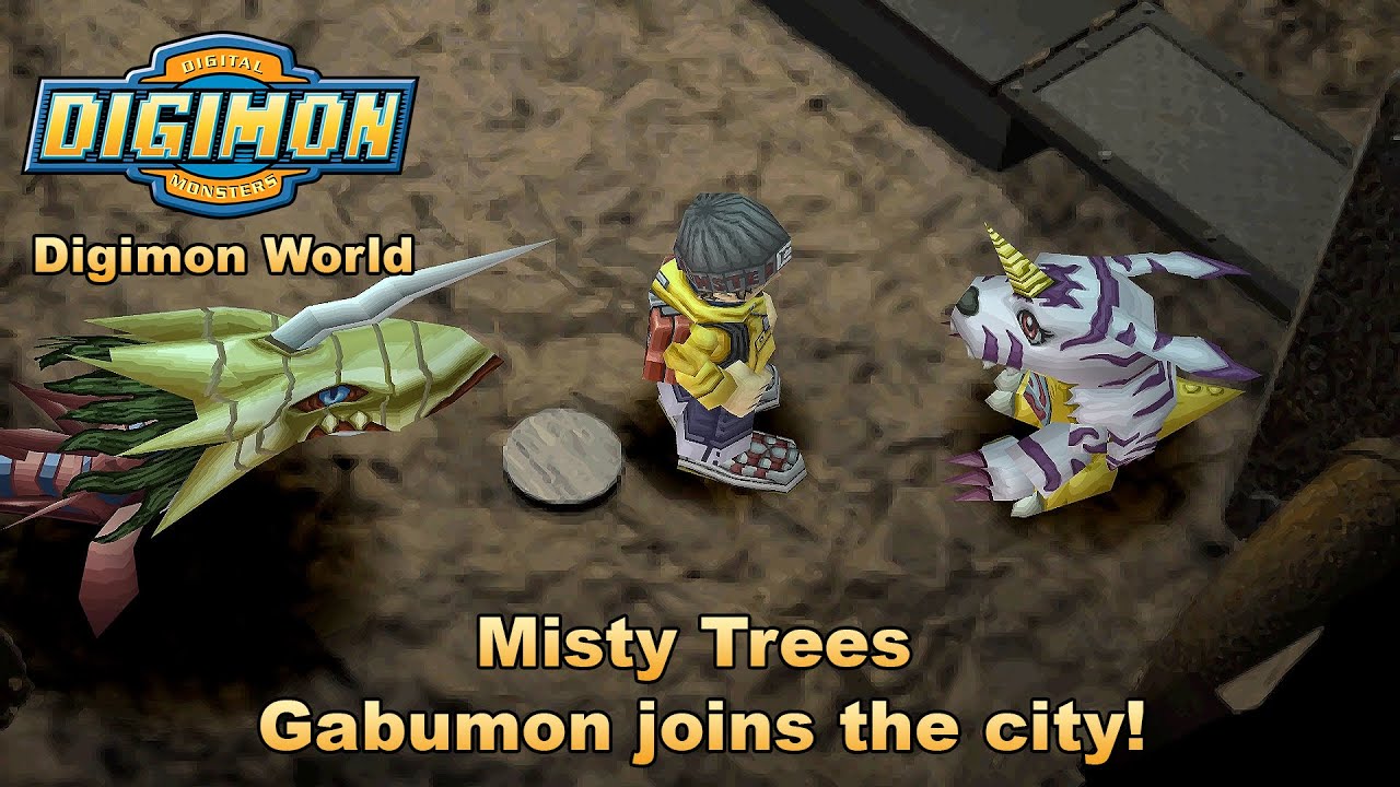 Digimon World HD Remaster Gameplay Part 26 - Misty Trees ~ Gabumon ...
