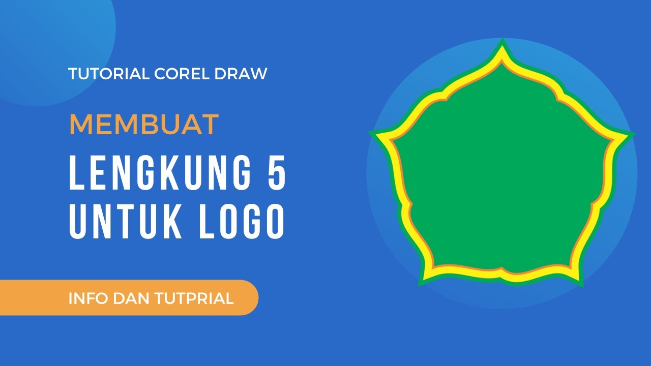 Cara Membuat Logo Lengkung 5 Dengan Corel Draw - YouTube