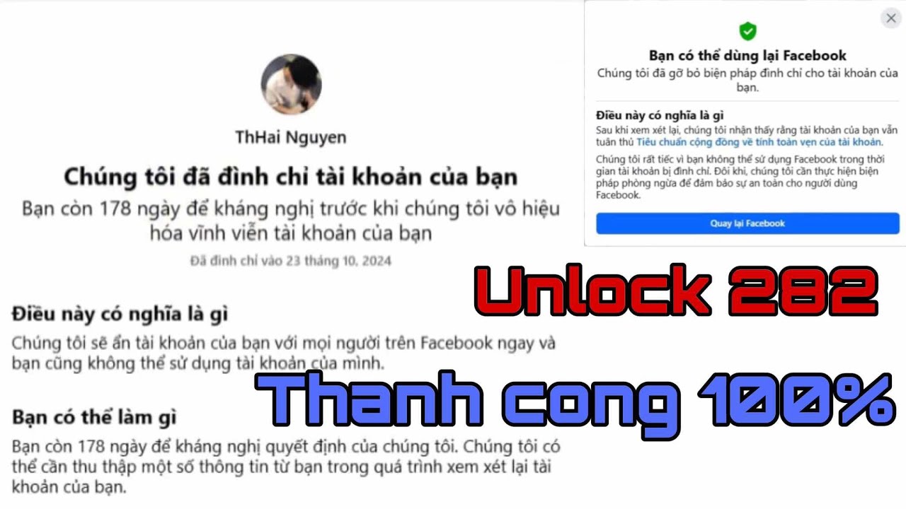 Tài Khoản Bị Đình Chỉ 180 ngày || Unlock checkpoint 282 về trong video ...