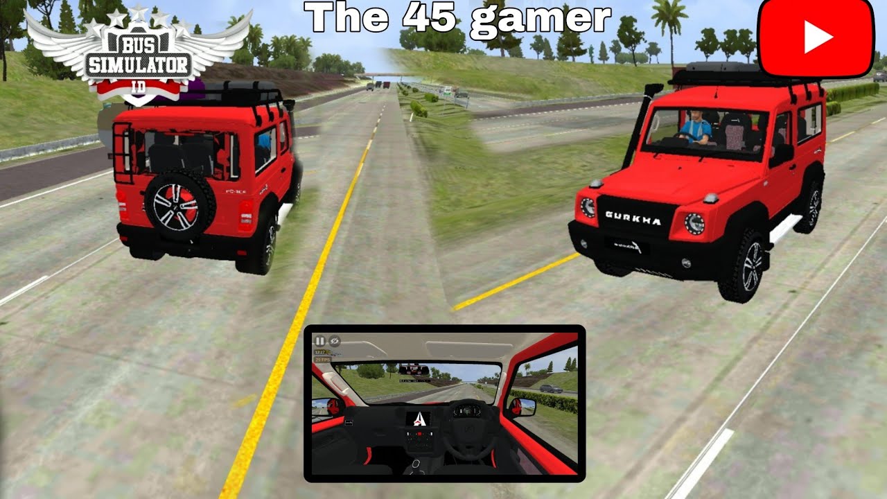 Force gorekha 4x4 offroad car mod //4x4 off road car in offroad track🛣️ ...