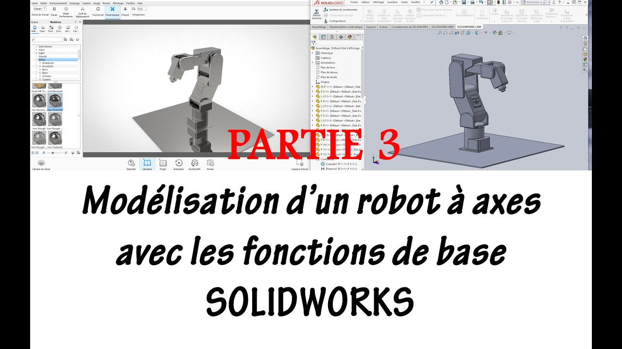Modélisation et simulation d’un robot à axes avec les fonctions de base ...