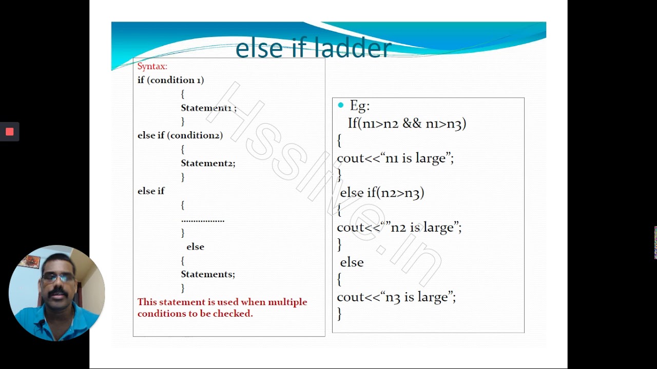 Else If Ladder With Example YouTube else-if-ladder-with-example-youtube