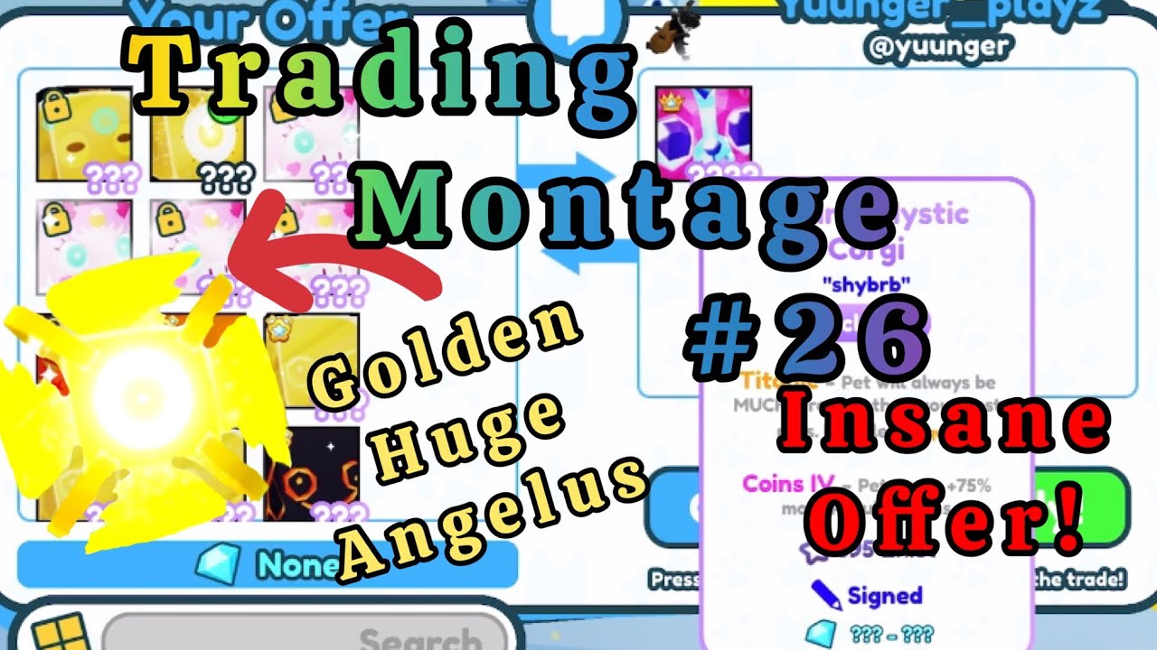 1/12 SUPER RARE GOLDEN HUGE ANGELUS! PSX TRADING MONTAGE #26 - YouTube