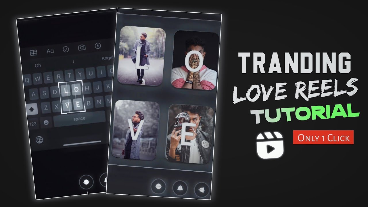 Tranding Keyboard Love Reels Tutorial Keyboard Love Reels Editing in ...