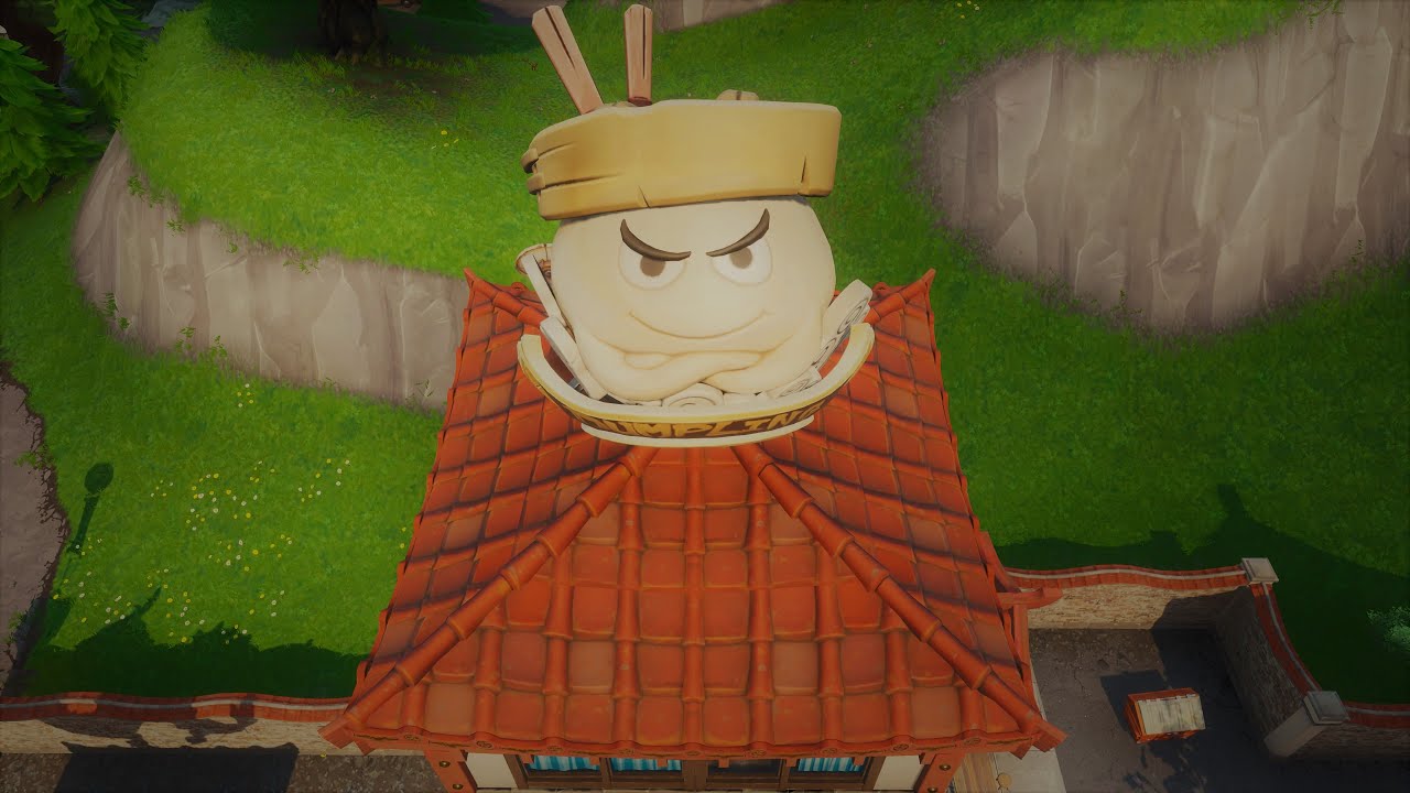 Fortnite | Season 9 Week 4 Challenges | Dance on top of a giant ...