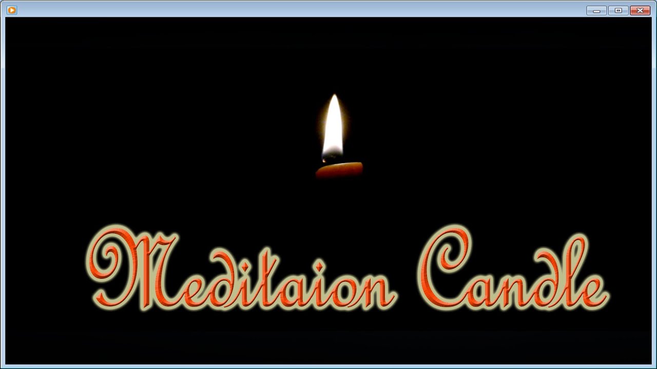 1 hour meditation / relaxation candle with music - YouTube