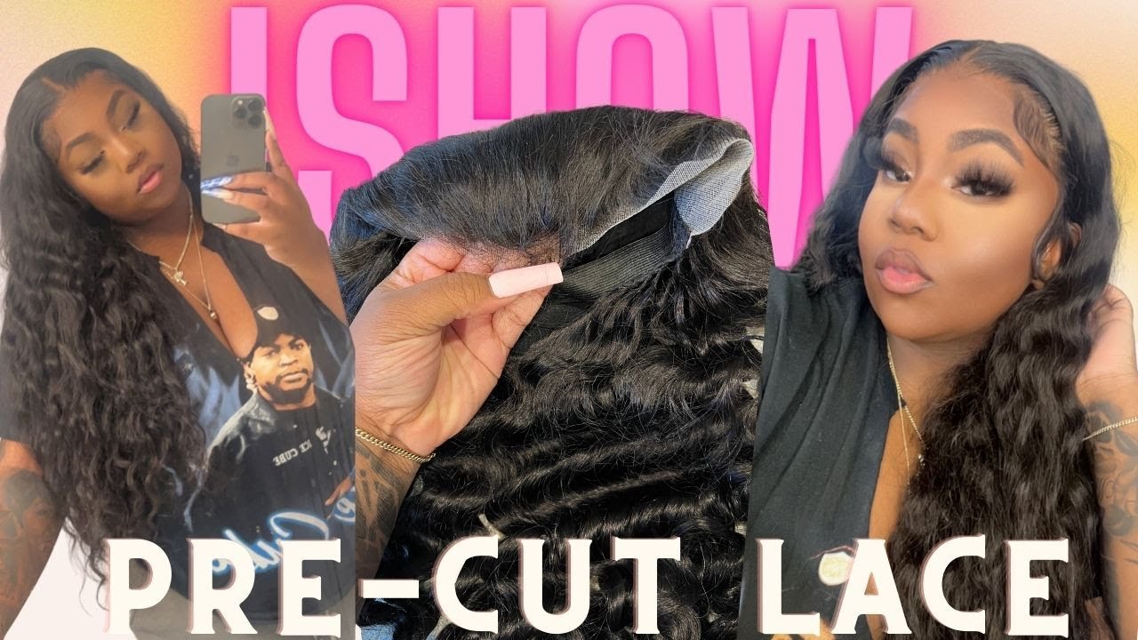 NEW PRE-CUT GLUELESS WIG|| FAST APPLICATION LACE SPRAY FRONTAL INSTALL ...