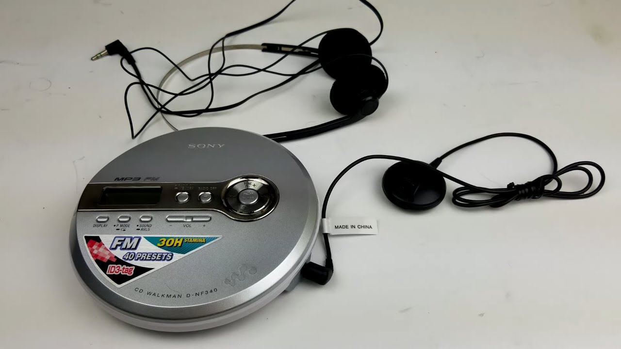Sony D-NF340 CD Compact Disc Walkman MP3 FM Radio Player w/Remote & Headphones Ebay Mercari ...