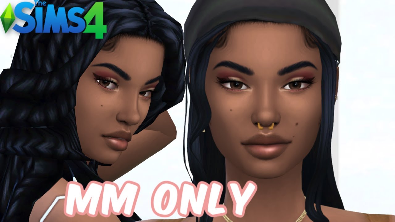 MAXIS MATCH ONLY Challenge - Sims 4 CAS + CC Links - YouTube