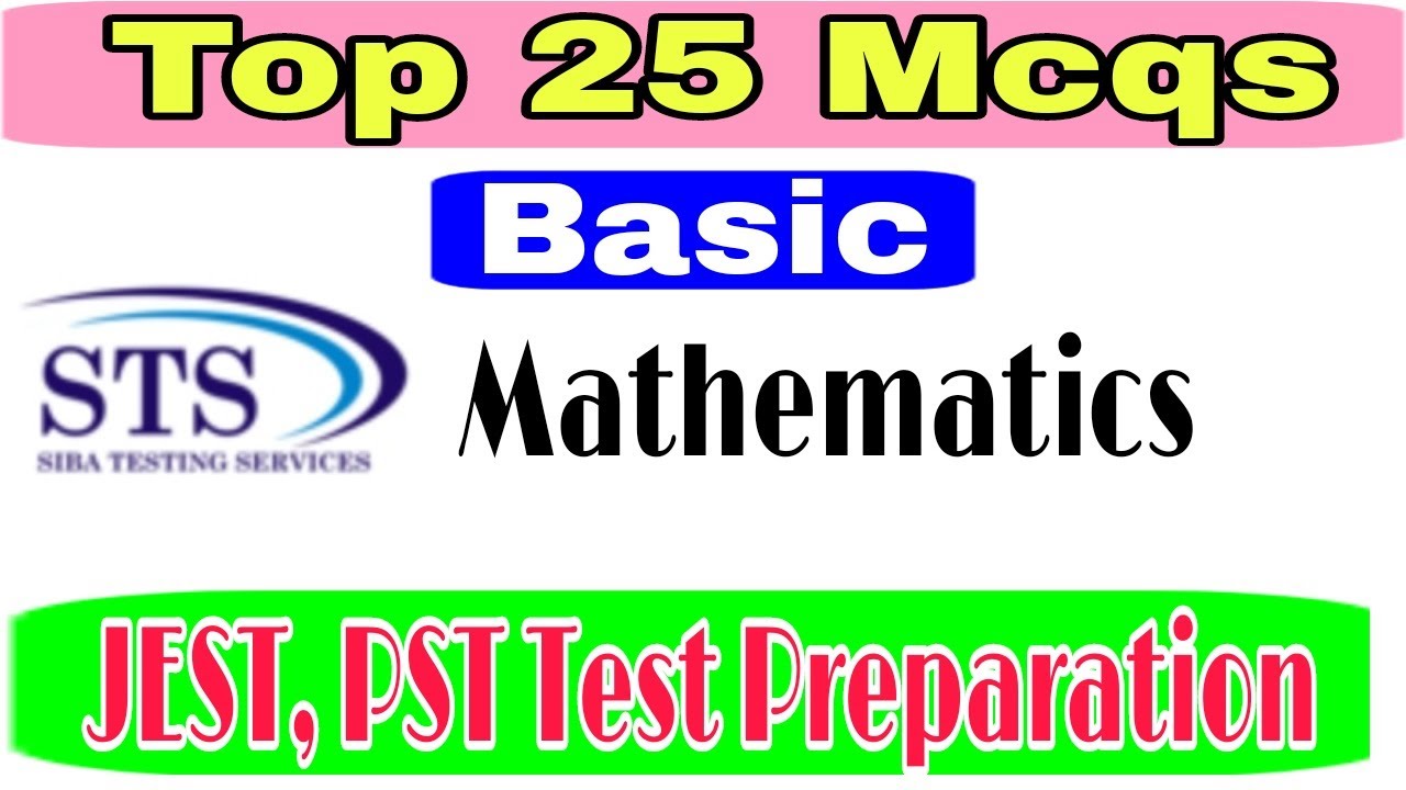 Basic Mathematics Mcqs || For JST PST Test Preparation || Mathematics ...