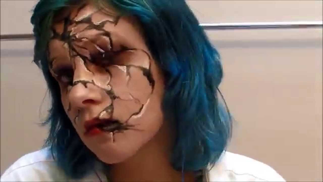 Cracking Style Makeup Tutorial - YouTube