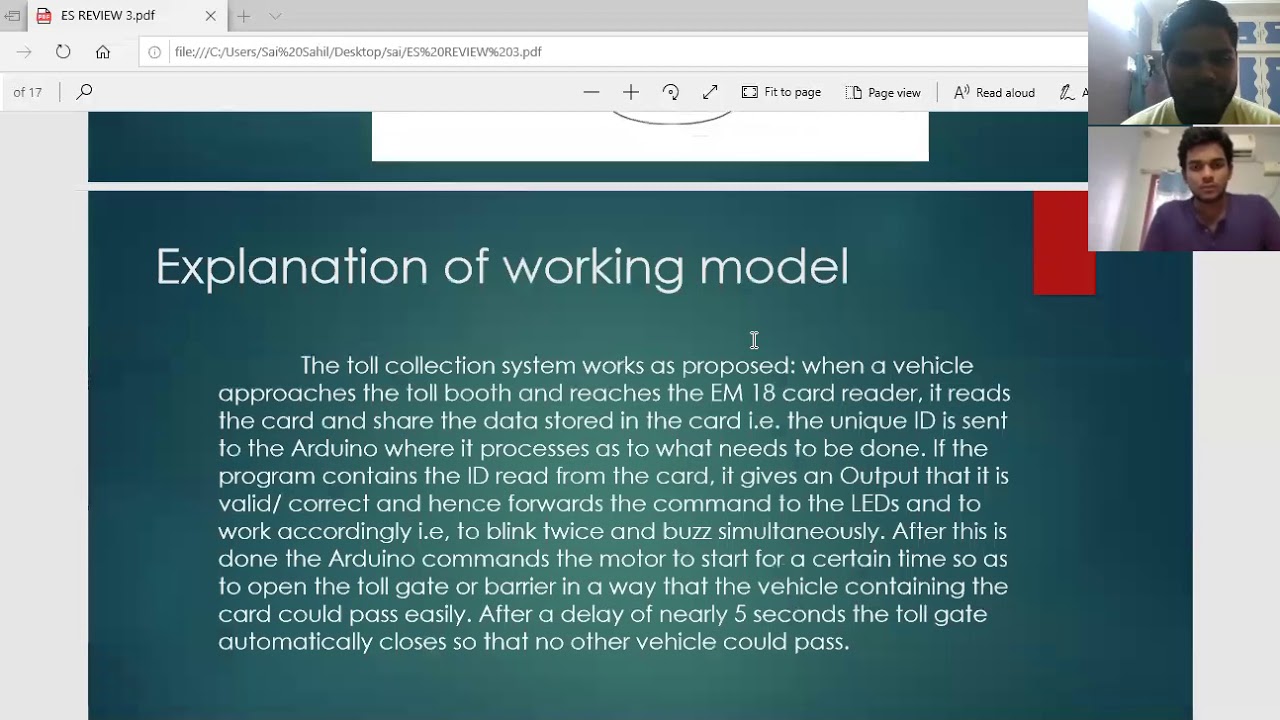 Embedded System Project RFID BASED AUTOMATED TOLL COLLECTION SYSTEM ...