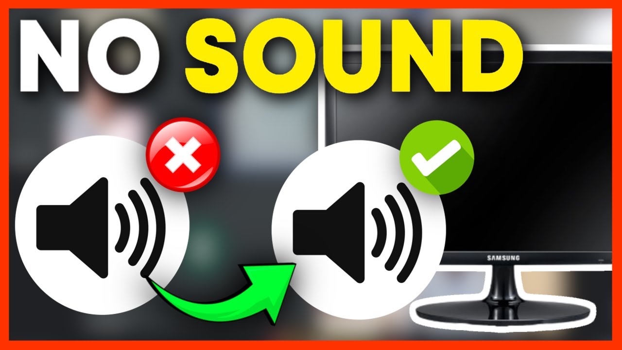 How To Fix Samsung Monitor NO SOUND (Step-By-Step 2026) - YouTube