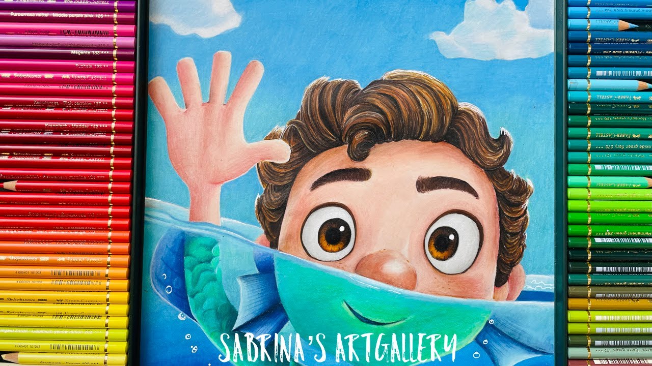 Disney Pixar Luca Drawing - YouTube