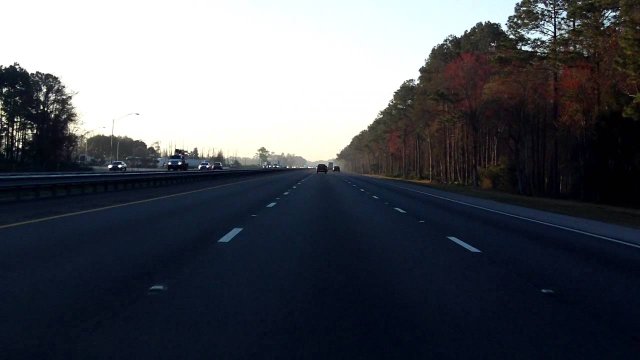 Interstate 95 - Florida (Exits 305 to 298) southbound - YouTube