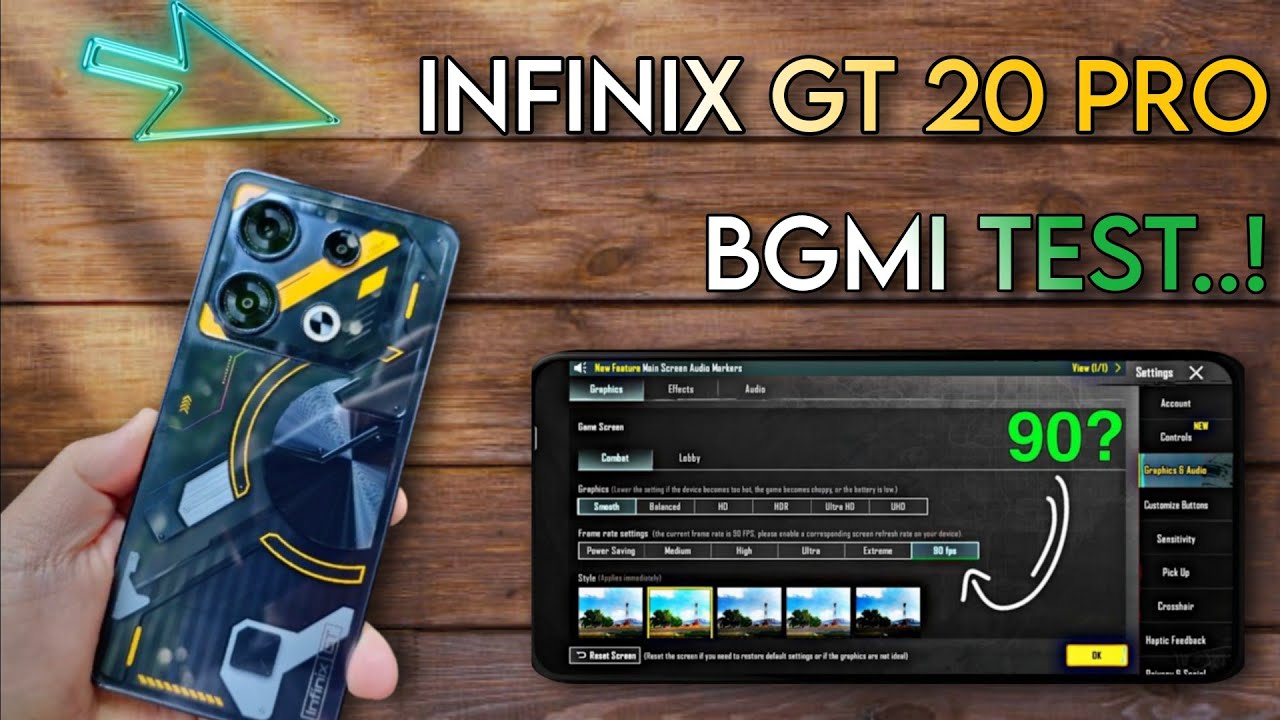 INFINITY GT 20 PRO 5G BGMI/PUBG TEST | INFINIX GT 20 PRO BGMI TEST | DM ...