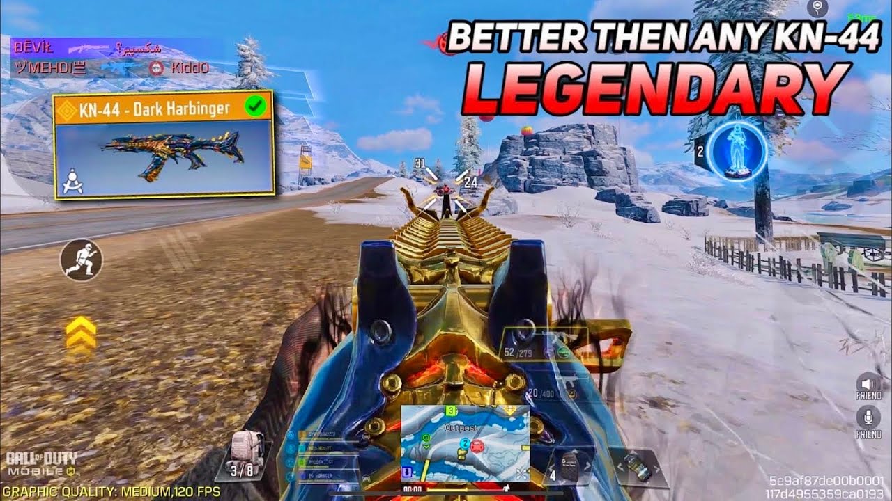 *NEW!!! LEGENDARY KN-44 Dark Harbinger | HANDCAM GAMEPLAY | CODMOBILE #codm #codmobile - YouTube