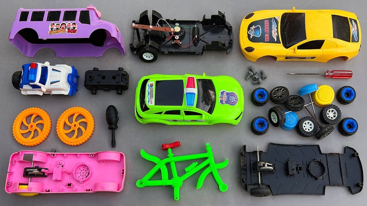 How to Assemble & Disassemble Toy Vehicles | Satisfying Toy Vehicles ...