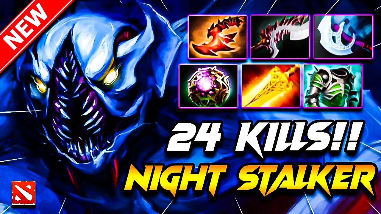 Dota 2 NIGHT STALKER Gameplay | ( x24 Kills!! ) Night Stalker DOTA 2 ...