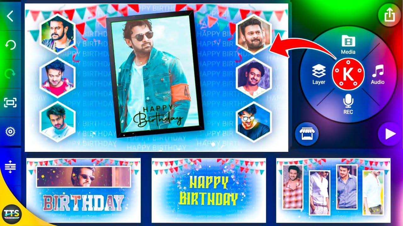 Next Level Birthday Whatsapp Status Video Editing in Kinemaster - YouTube