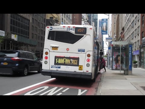 MTA NYCT Bus: 2008 Orion VII Next Generation HEV #3942 M57 Bus @ East ...