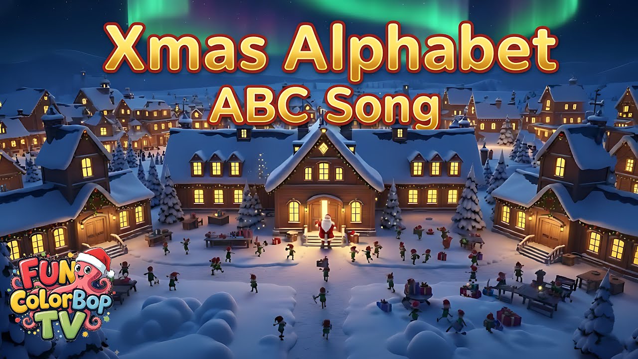 Christmas Alphabet Song for Kids 🎄 Learn A Z with Santa & Reindeer! ABC ...