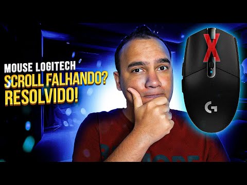 SCROLL MOUSE LOGITECH FALHANDO? RESOLVIDO!
